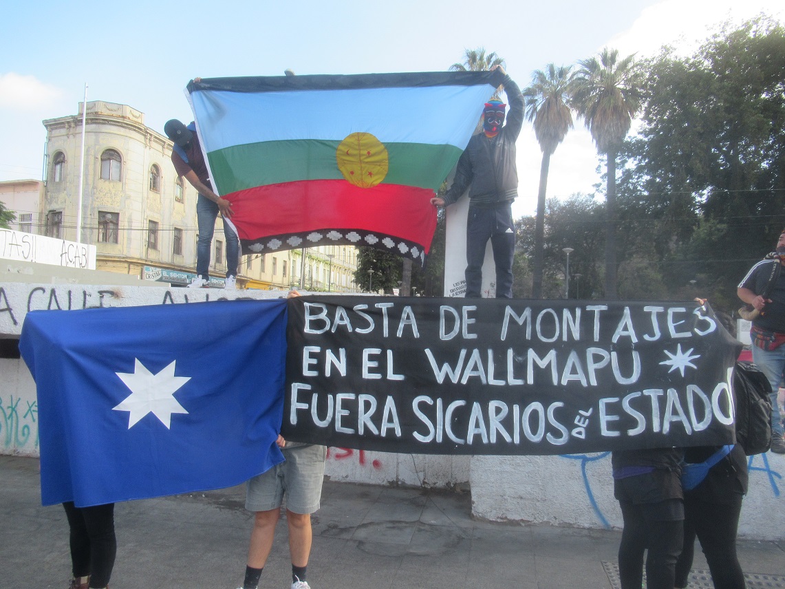 Valparaíso marcha contra la invasión de Wallmapu - El Clarin de Chile